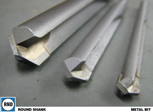 HARD STEEL CARBIDE TIPPED DRILL BITS